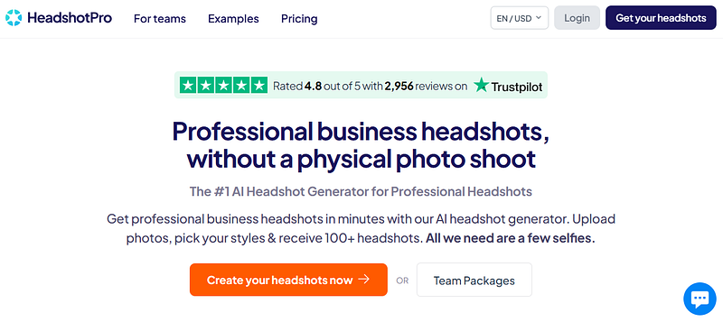 Best AI Headshots Generator: Professional Photos With AI headshot examples